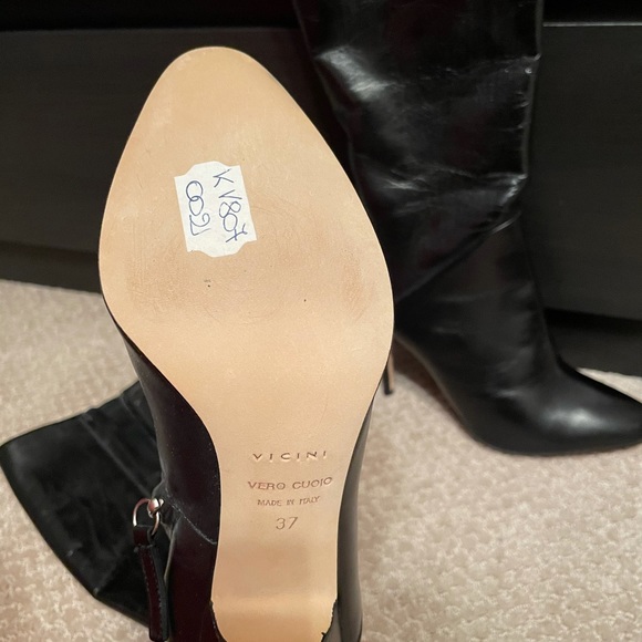 Vicini | Shoes | Vicini By Zanotti Knee High Leather Boots 37 | Poshmark